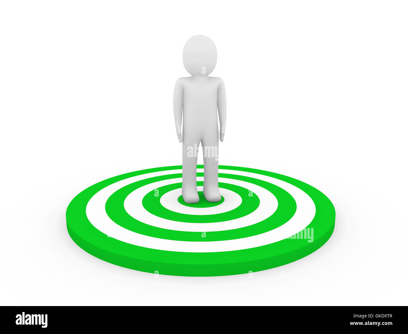 3d man target Stock Photo - Alamy