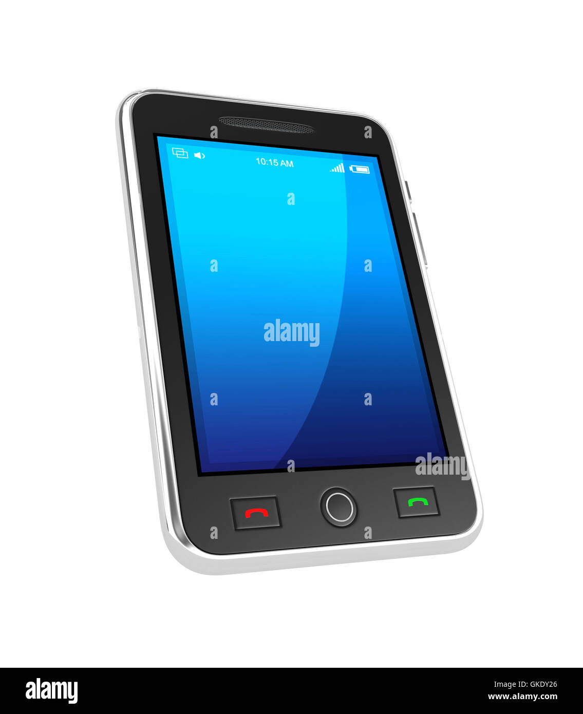 Black mobile smart phone Stock Photo - Alamy