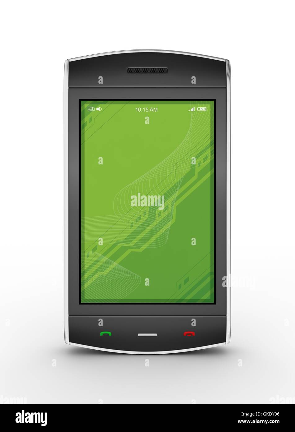 Black mobile smart phone Stock Photo - Alamy