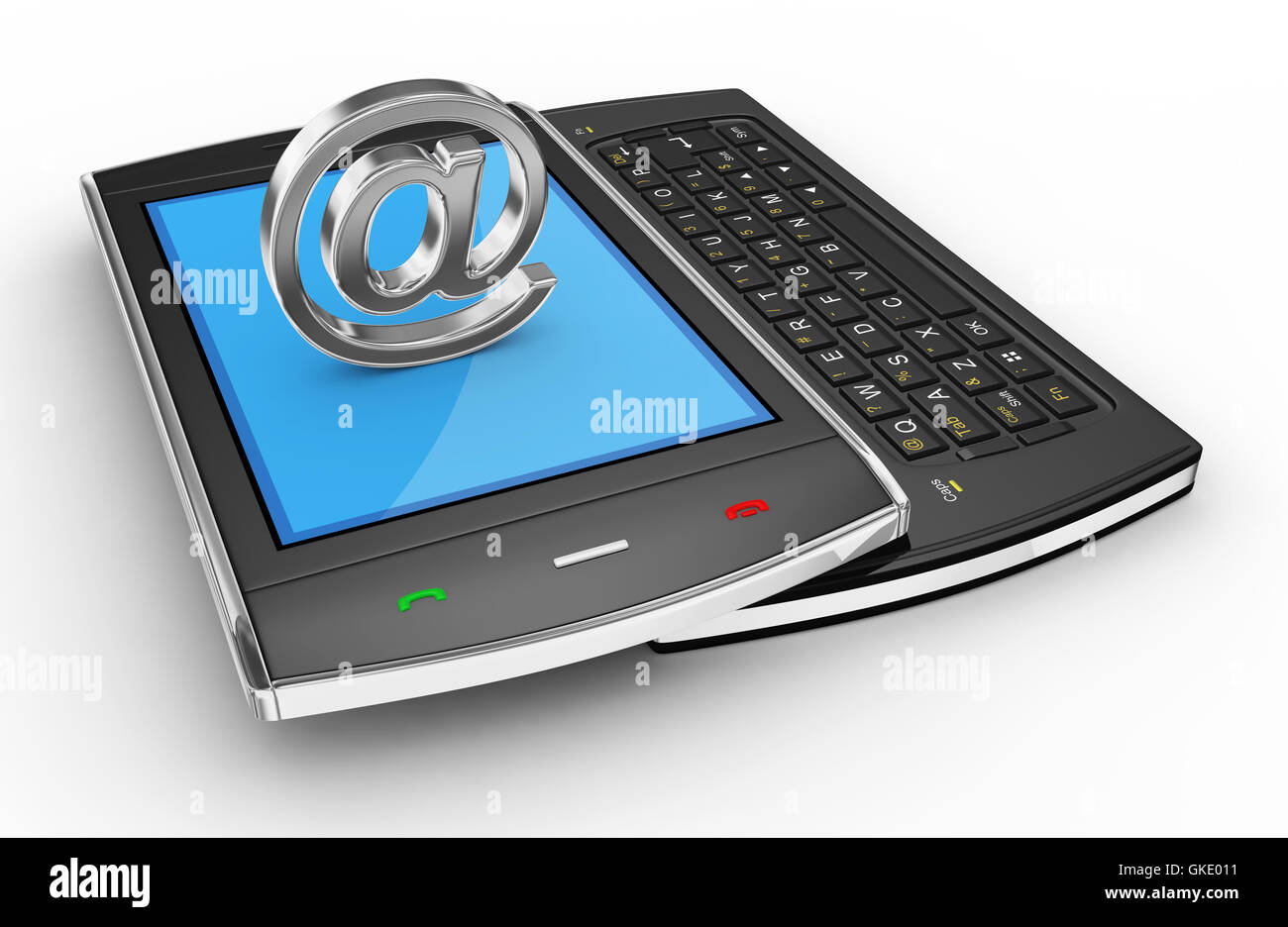 Black mobile smart phone Stock Photo - Alamy