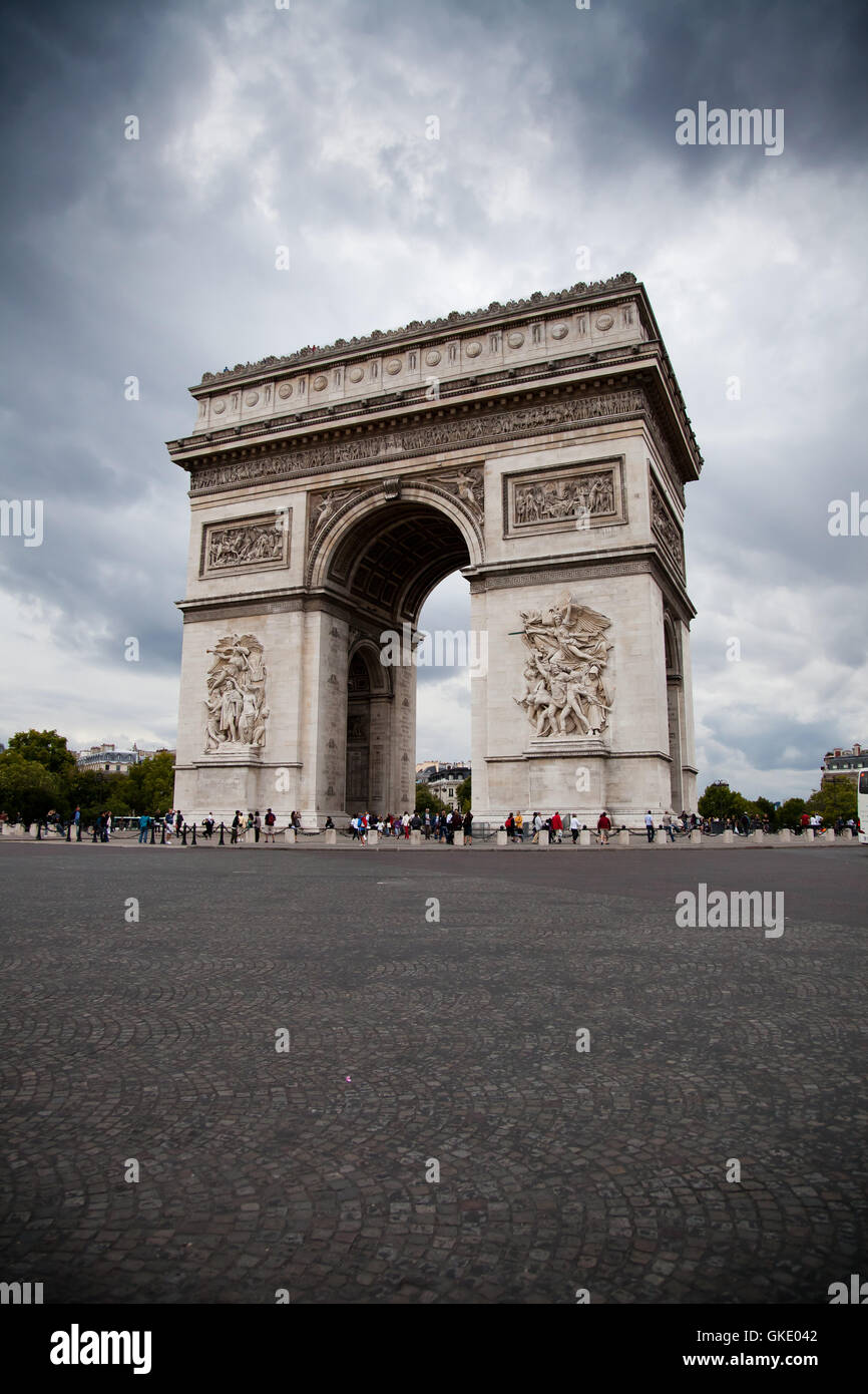 Arc de Triomphe (Arch of Triumph Stock Photo - Alamy