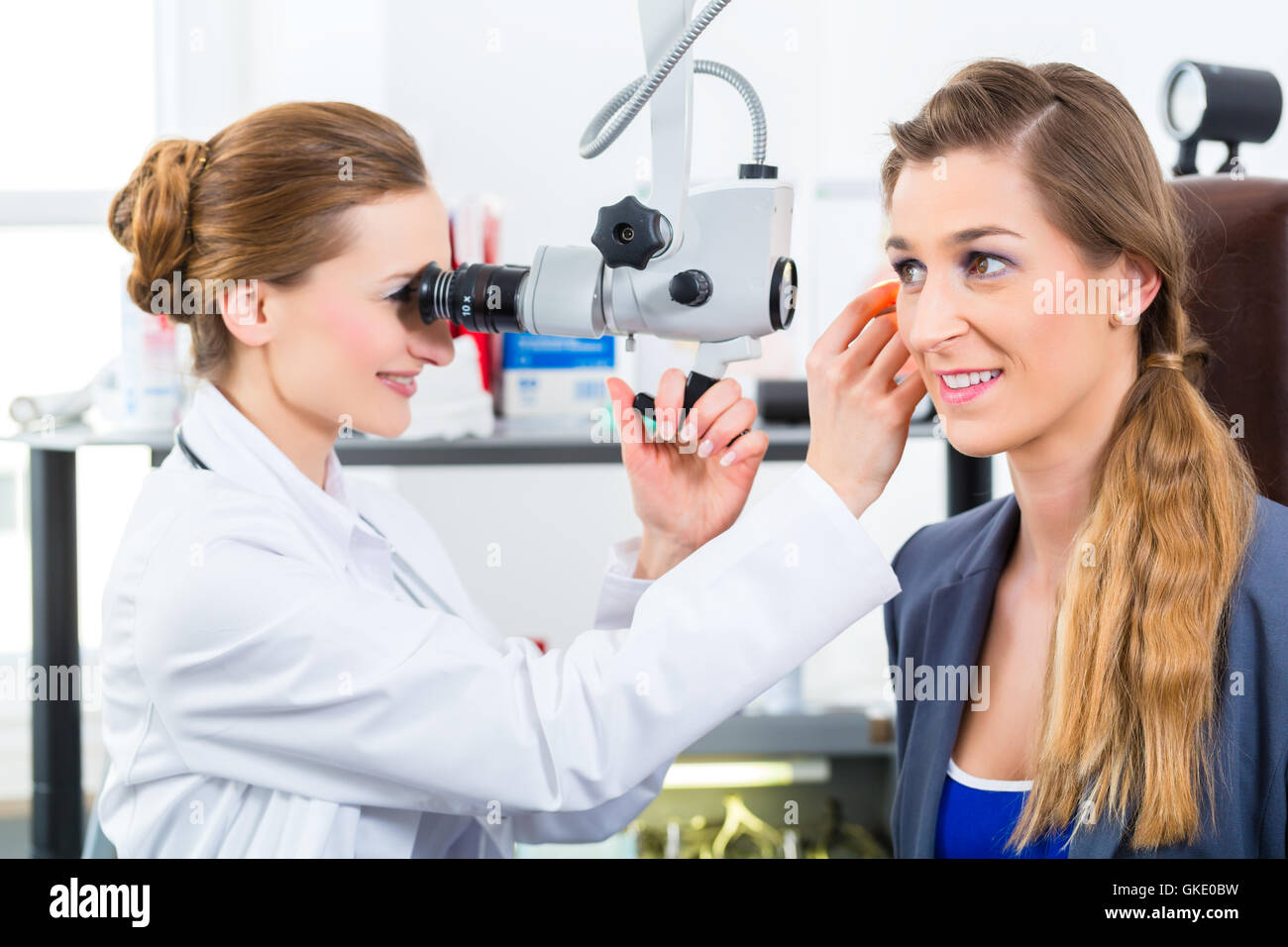 patient during an examination Stock Photo - Alamy