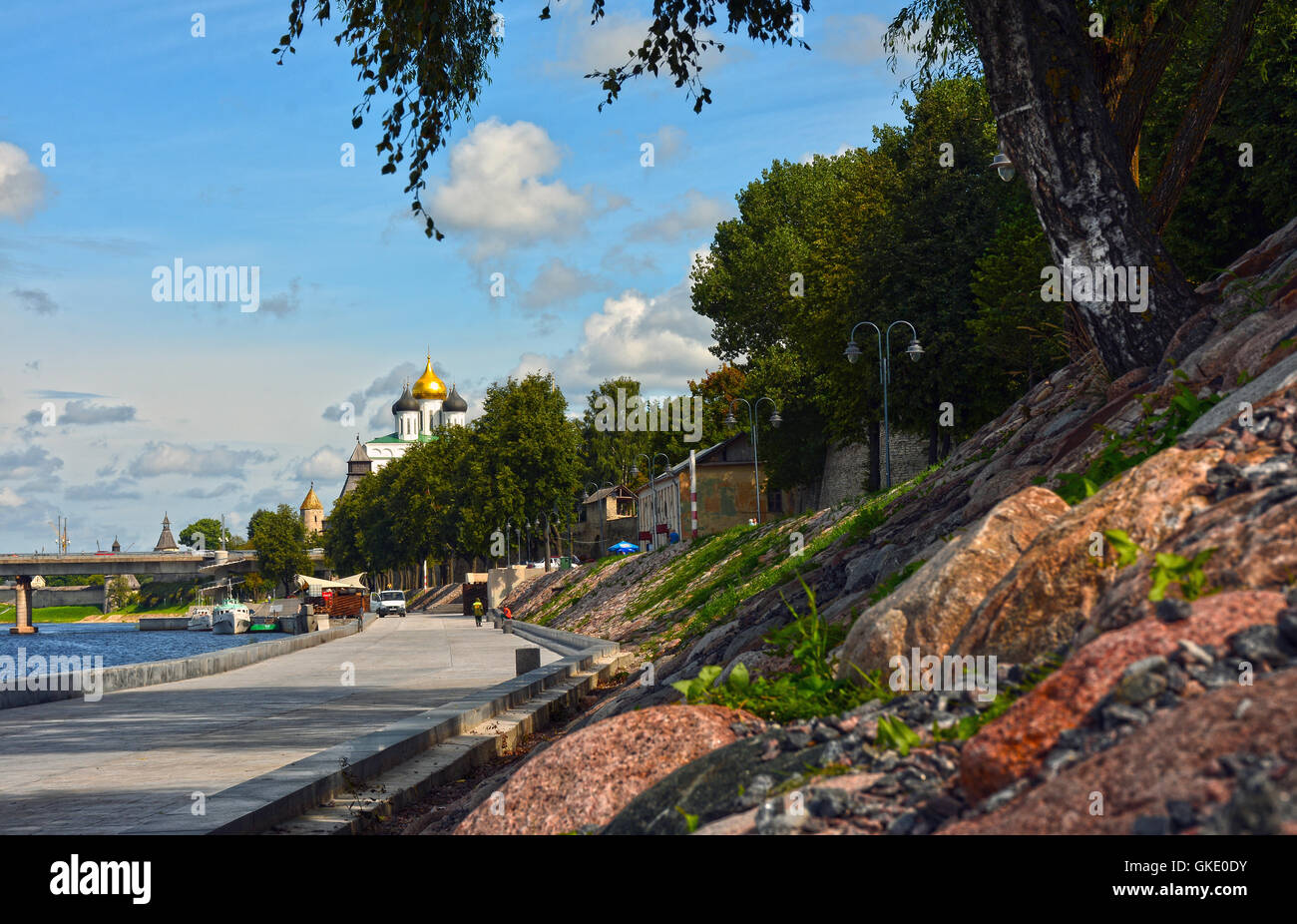 Summer stroll around the ancient city Stock Photo - Alamy