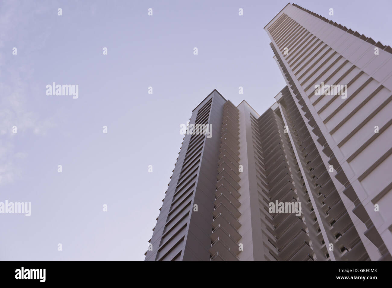 big grey apartment building Stock Photo - Alamy