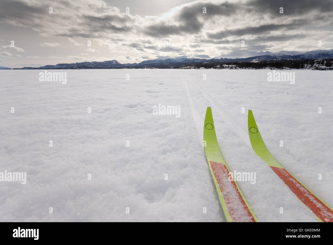 Back country ski track hi-res stock photography and images - Alamy