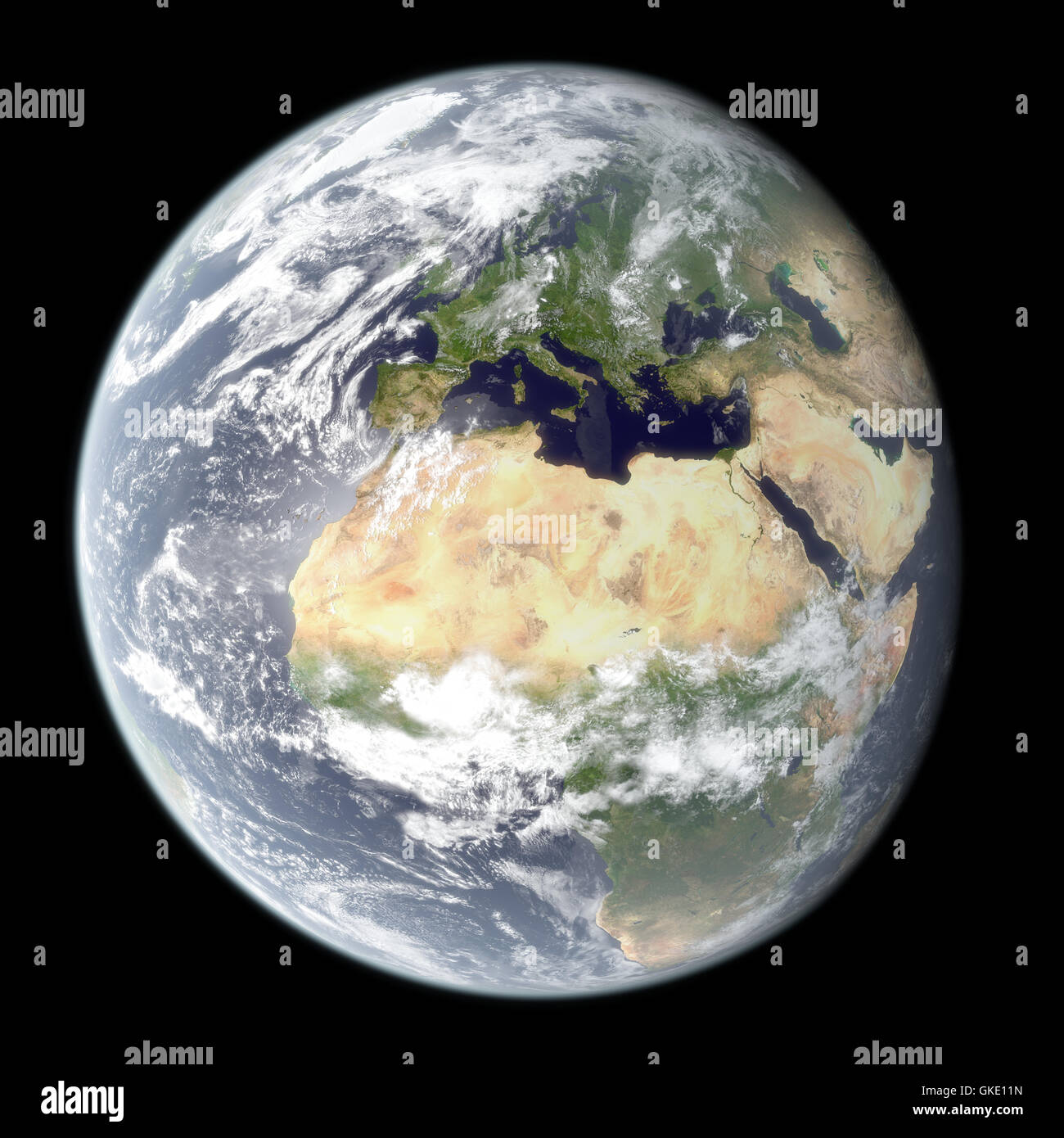 3d earth atmosphere hi-res stock photography and images - Alamy