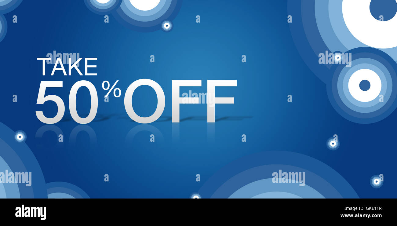 Take 50% Off Coupon Stock Photo - Alamy