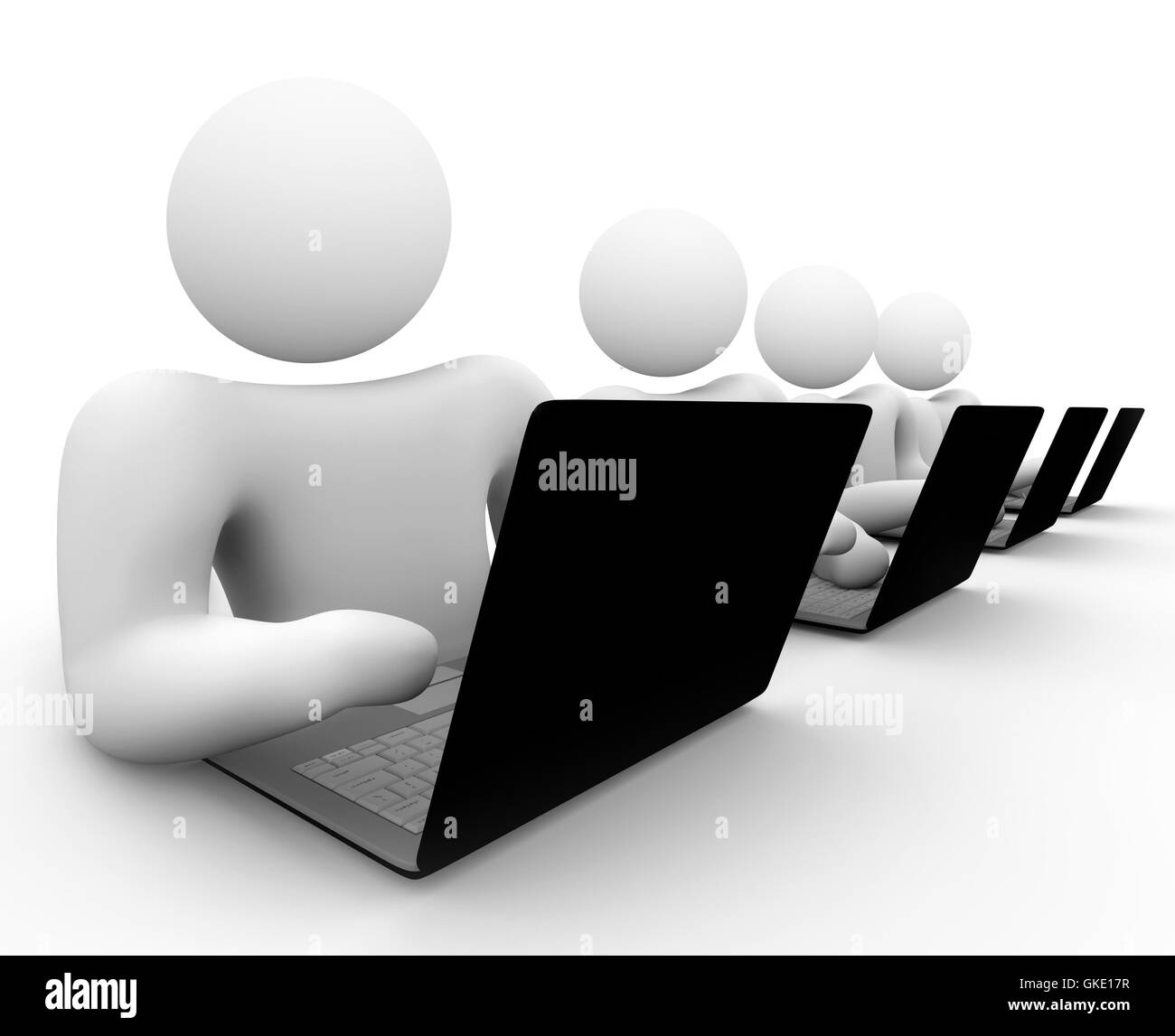 Business team laptop office Black and White Stock Photos & Images - Alamy