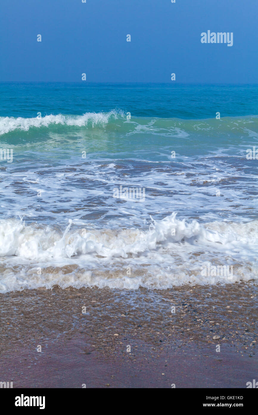 Summer Beach Scene and Mediterranean Sea, Cyprus Stock Photo - Alamy