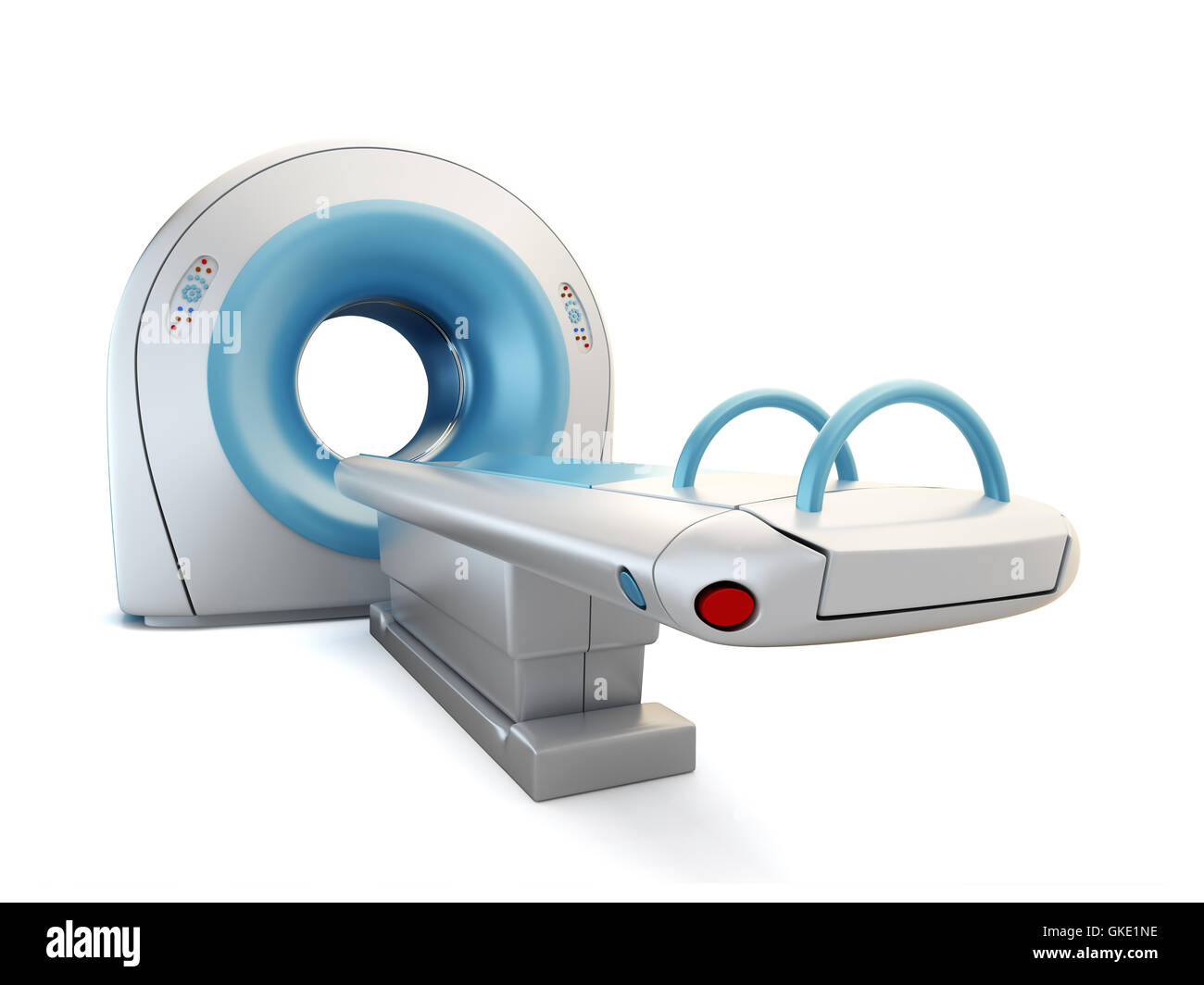 MRI scanner, isolated on white background Stock Photo - Alamy