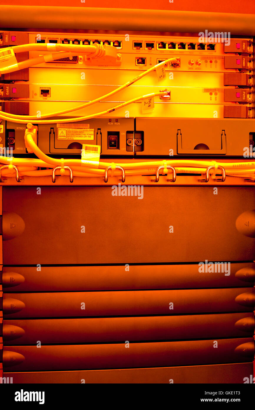 Rack Mounted Servers Stock Photo - Alamy