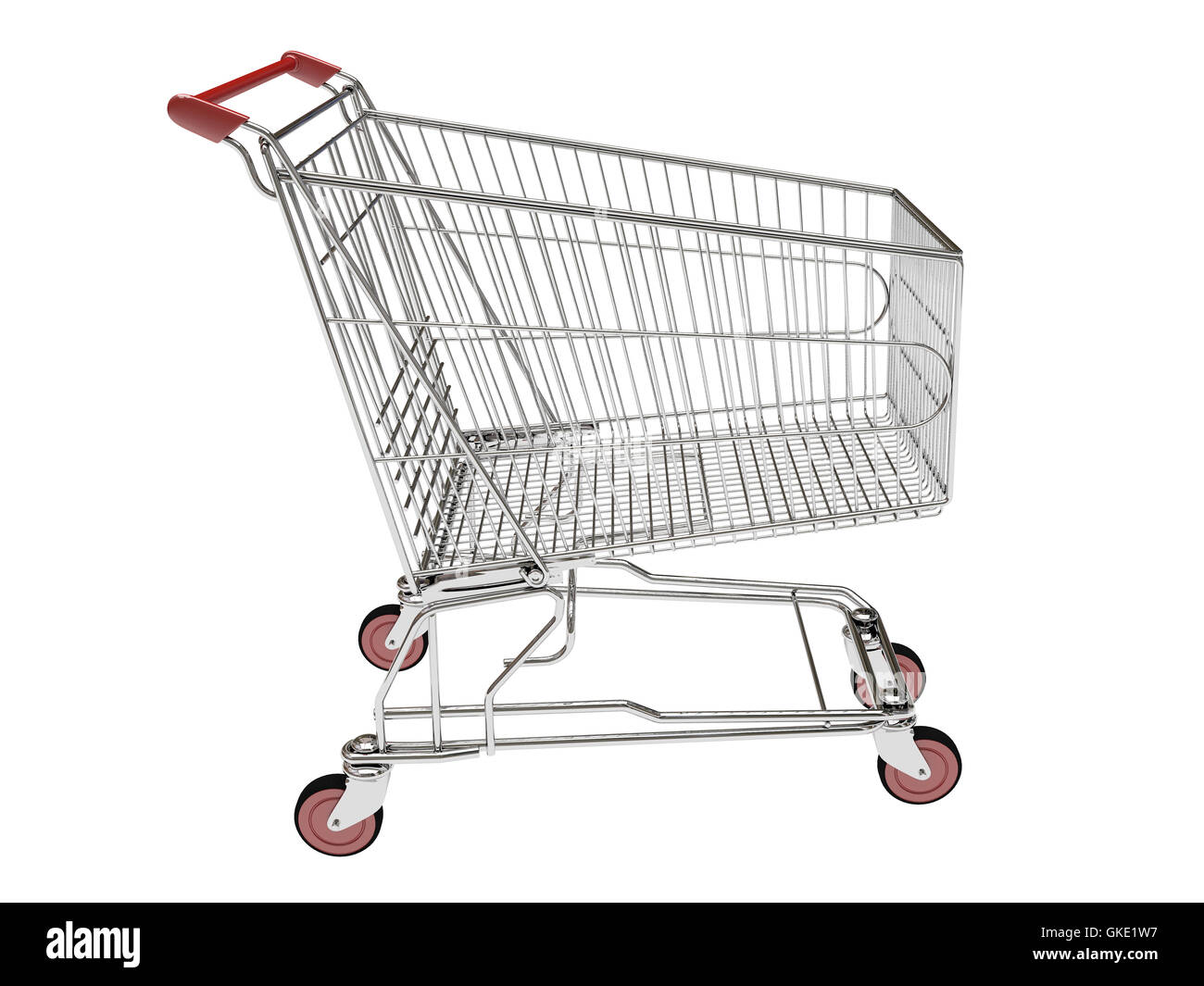 Shopping carts isolated Stock Photo - Alamy