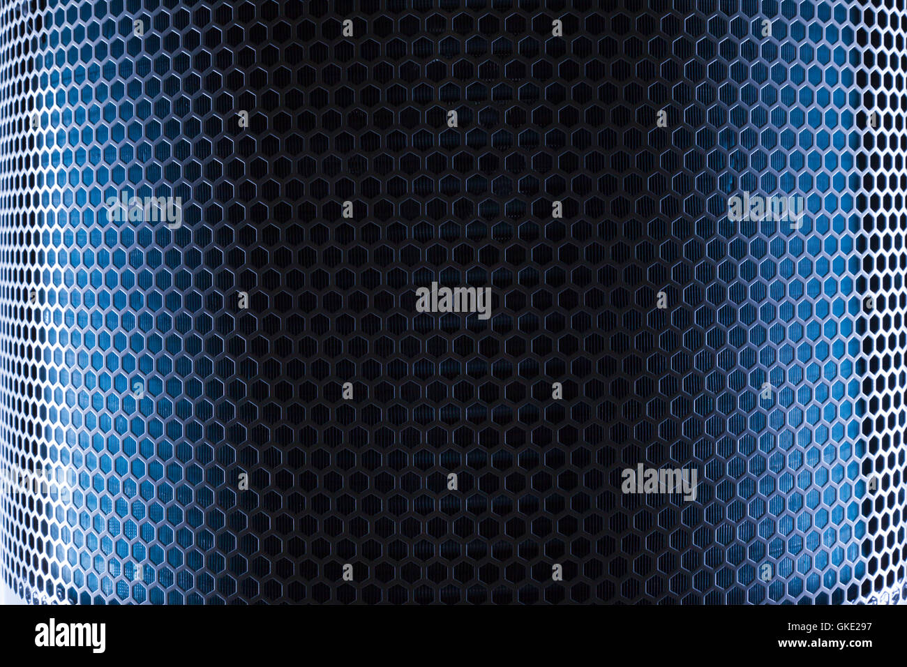 Blue Metal Mesh Stock Photo - Alamy