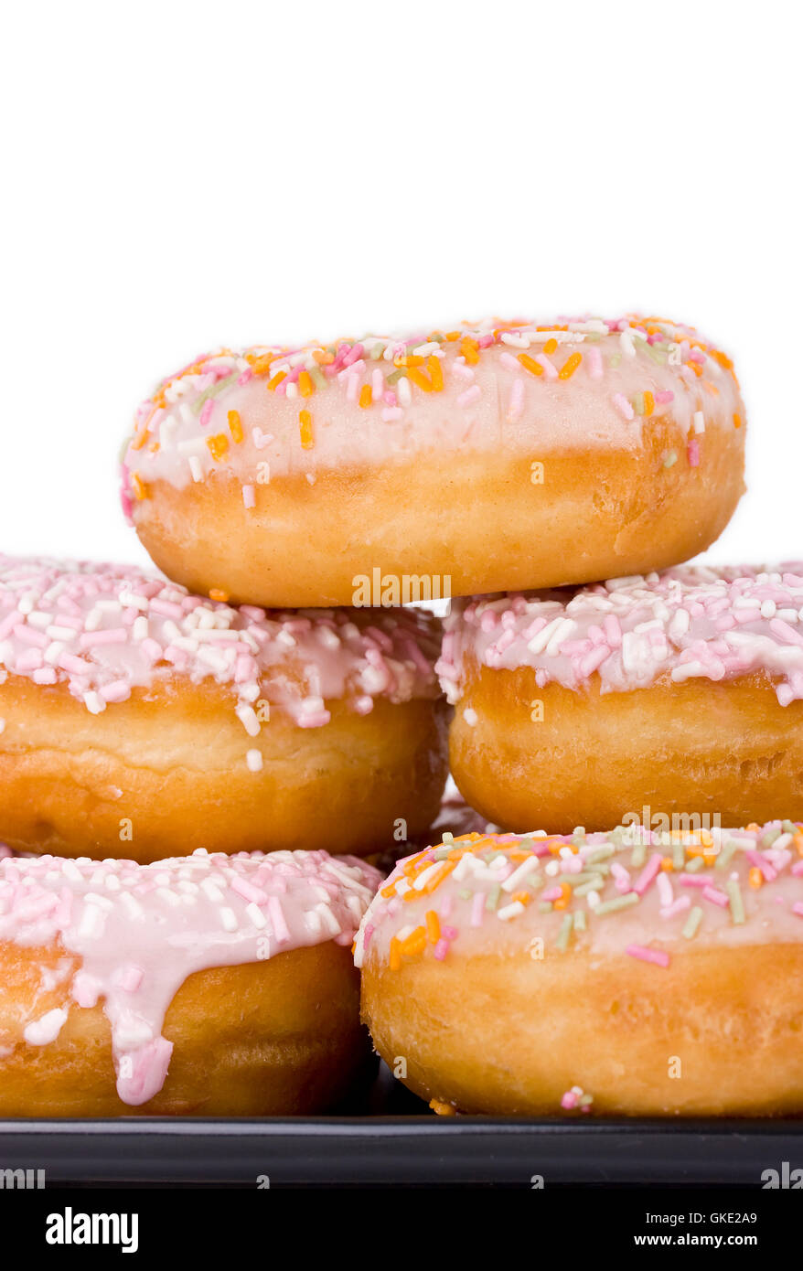 Stack of dough nuts close up Stock Photo - Alamy