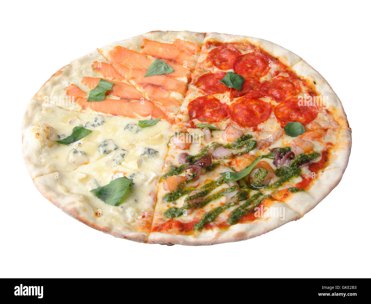 4 seasons pizza hi-res stock photography and images - Alamy