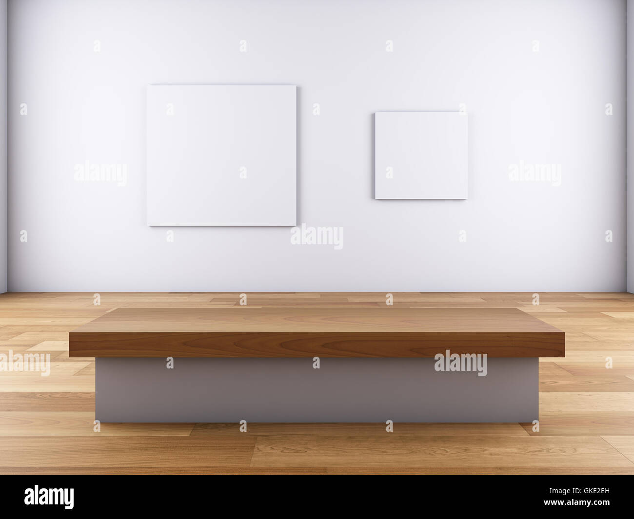 Empty gallery bench hi-res stock photography and images - Alamy