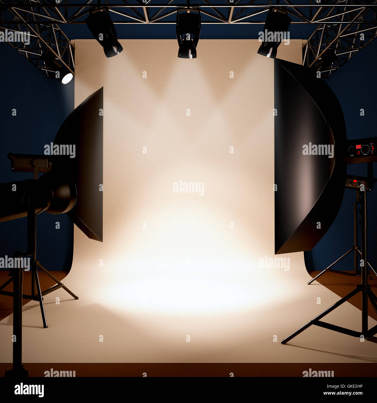 A photo studio background template Stock Photo - Alamy