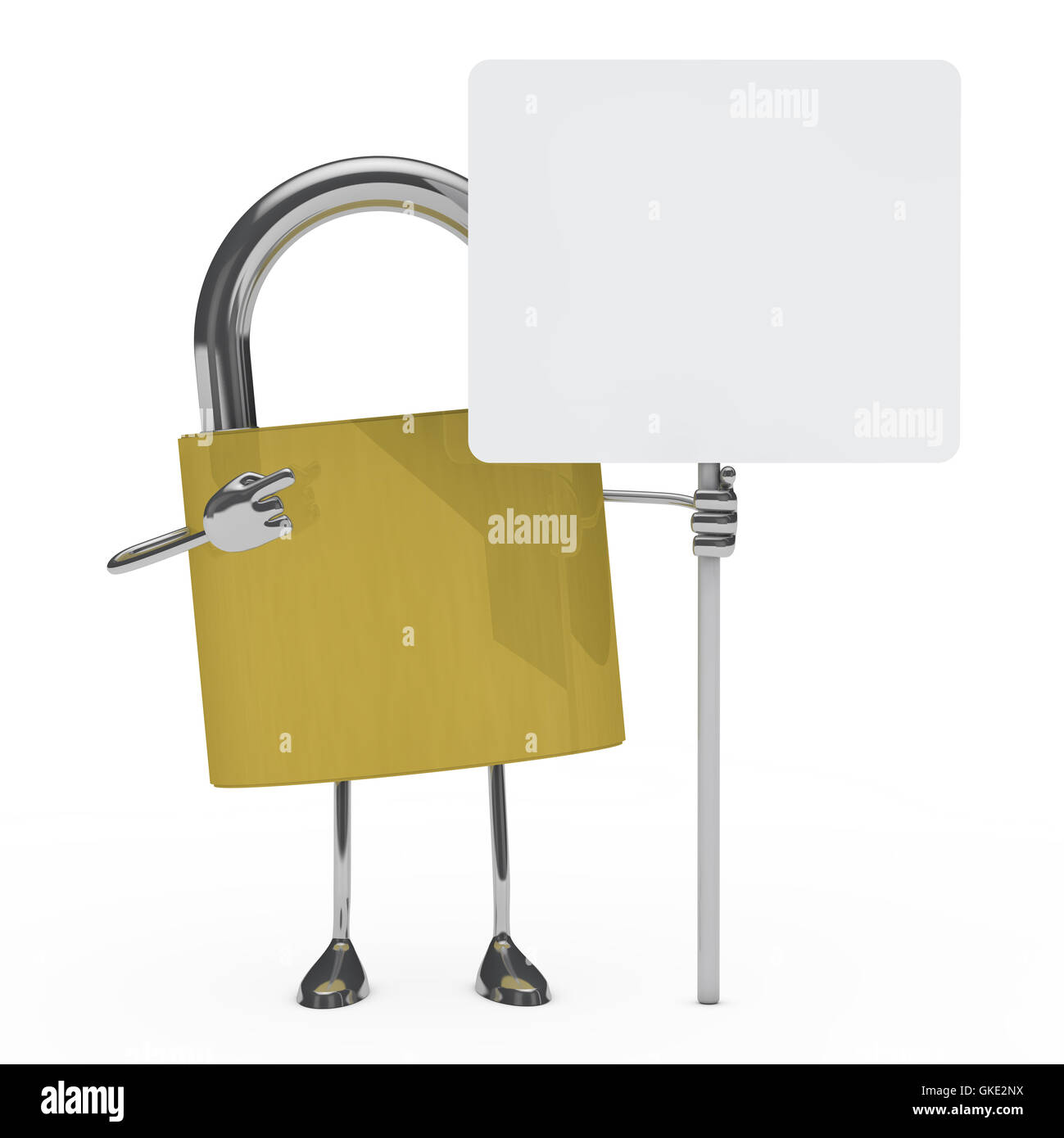 metal lock figure Stock Photo - Alamy