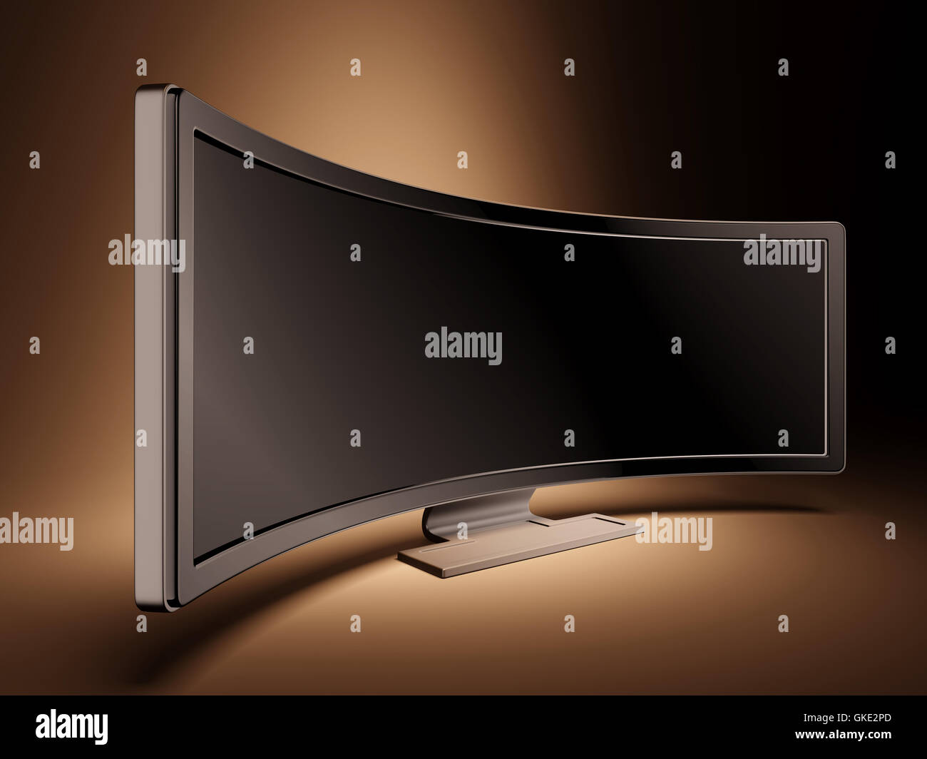 Ultra wide professional display Stock Photo - Alamy