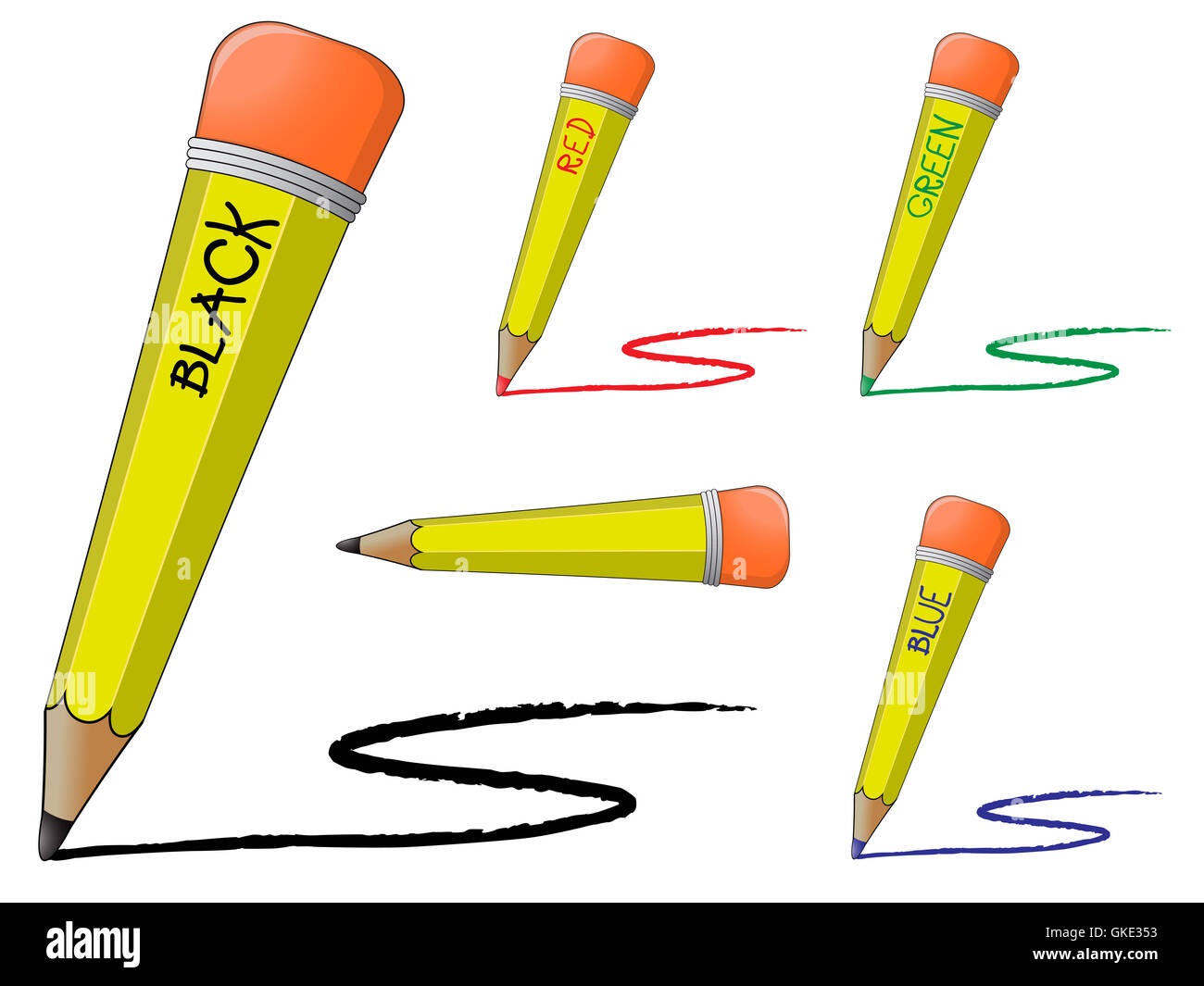 Bright blue black colors Cut Out Stock Images & Pictures - Alamy