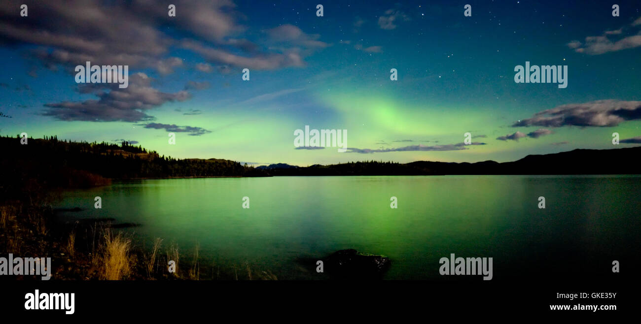 Aurora borealis (Northern lights) display Stock Photo - Alamy
