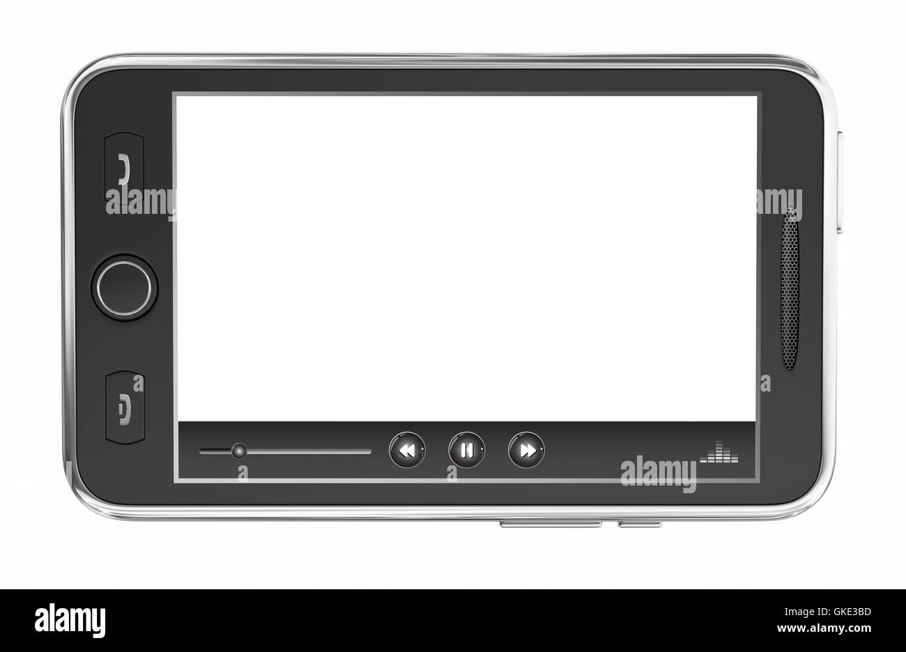 Black mobile smart phone Stock Photo - Alamy