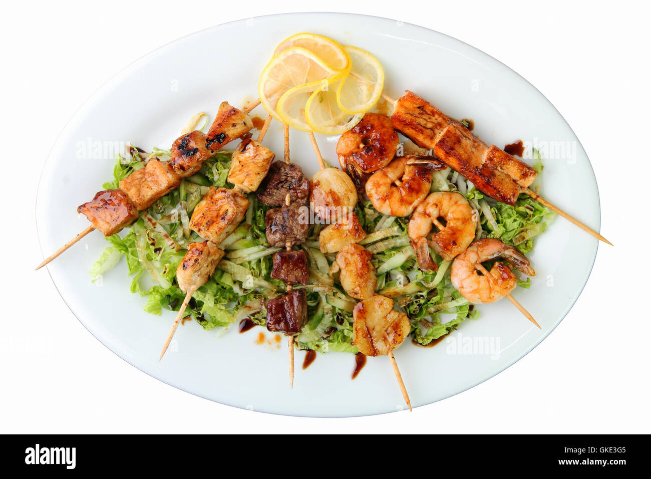 assortment of shashlik Stock Photo - Alamy