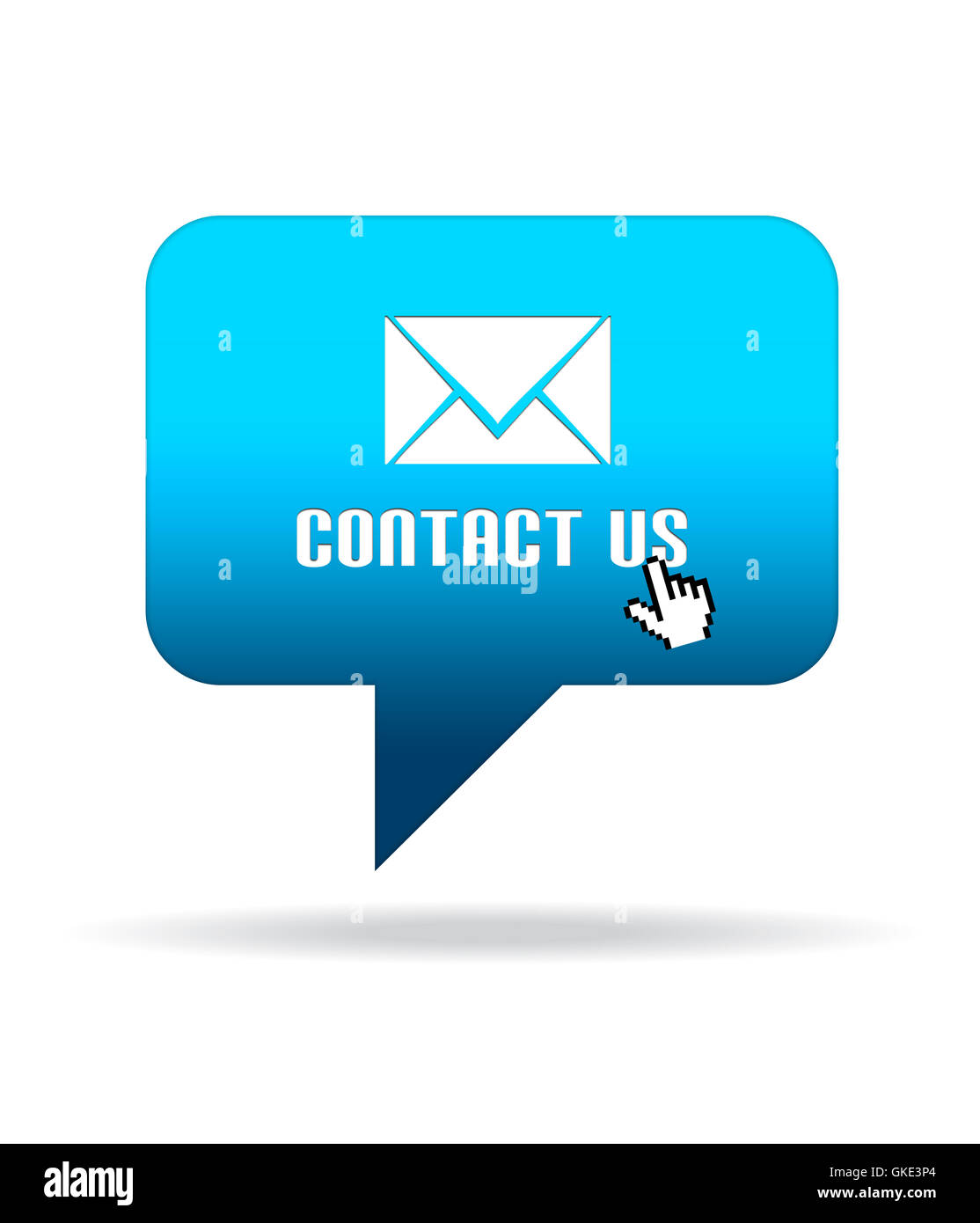 Contact us speech hi-res stock photography and images - Alamy