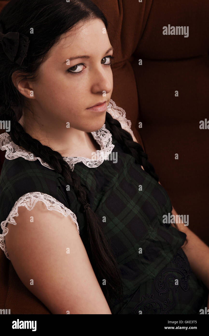 Girl goth hi-res stock photography and images - Alamy