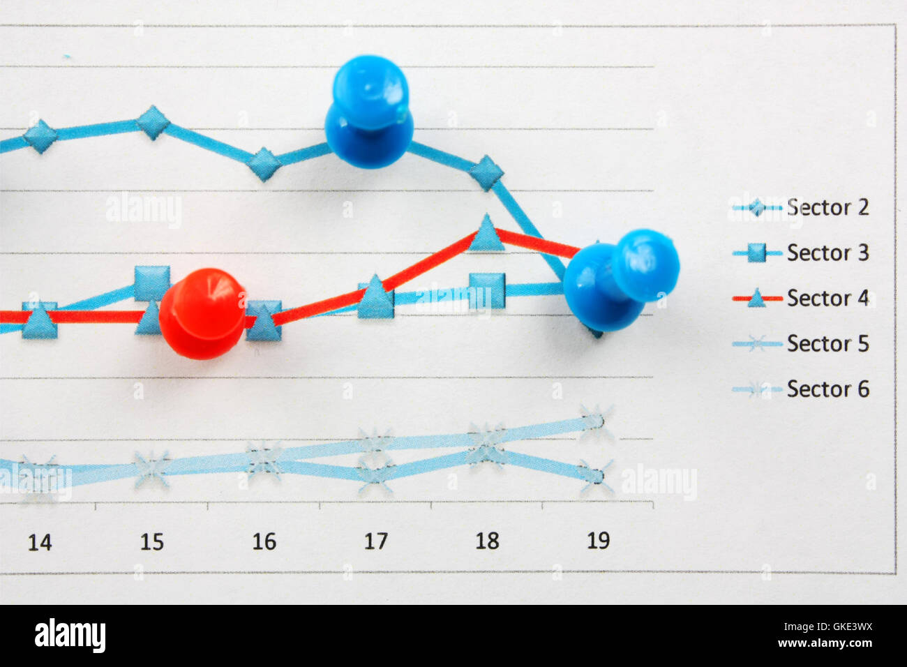 Graphs tables and documents Stock Photo - Alamy