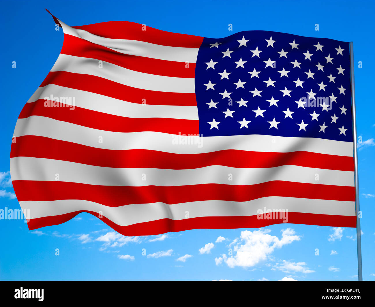 Flag of the United States Stock Photo - Alamy