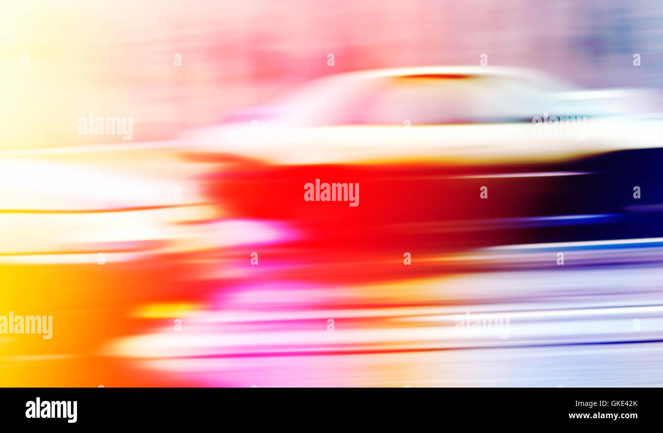 Cars on highway. Colorful motion blur image Stock Photo - Alamy