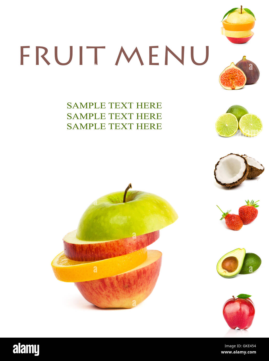 Fruity mix of coconut hi-res stock photography and images - Alamy