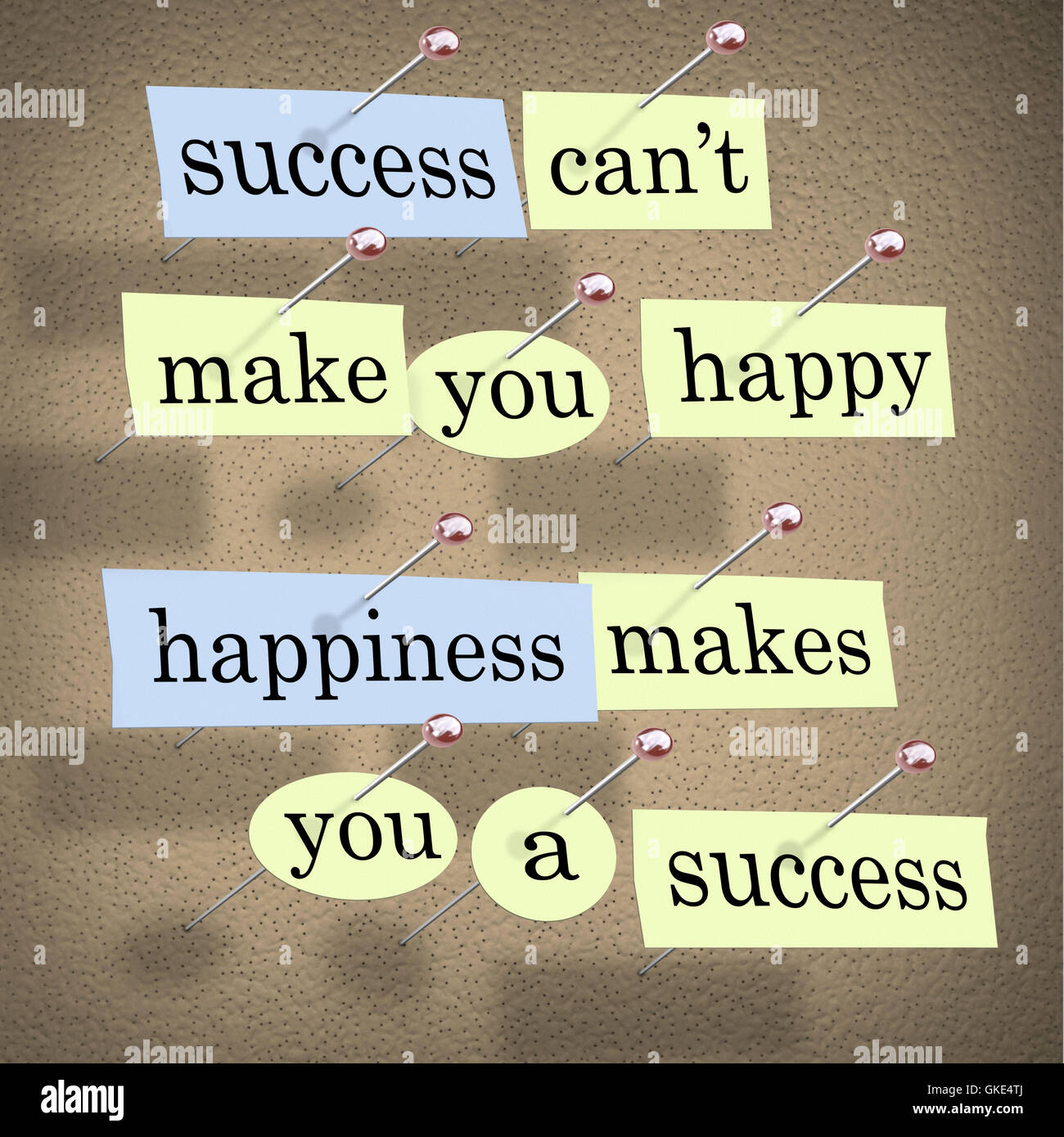 Success Can't Make You Happy - Happiness Makes You a Success Stock ...