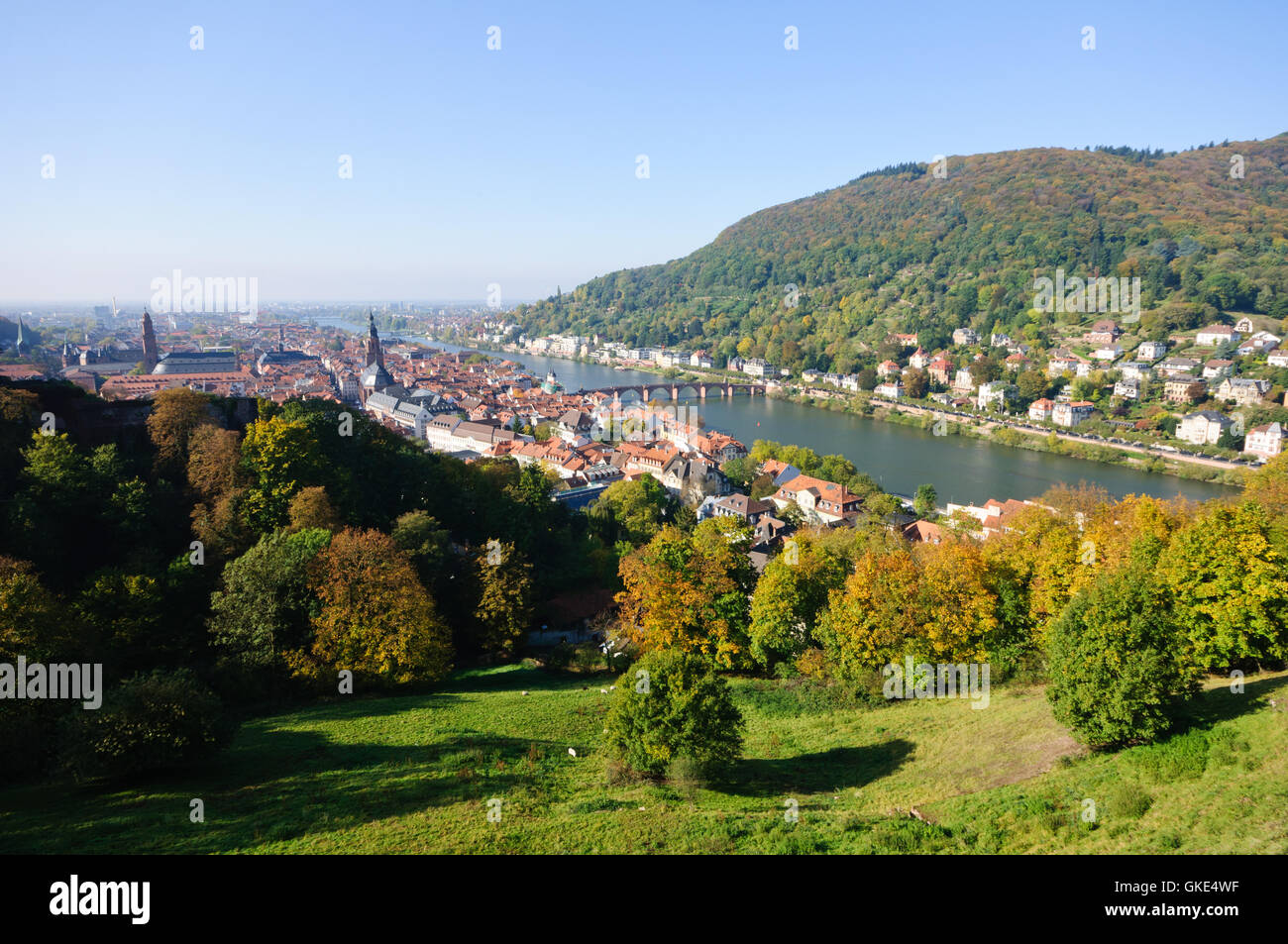 Cityscape of Heidelberg, Germany Stock Photo - Alamy