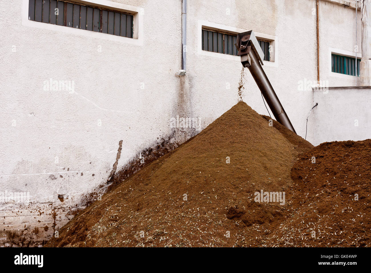 Olive Mill Waste: Orujo Stock Photo - Alamy