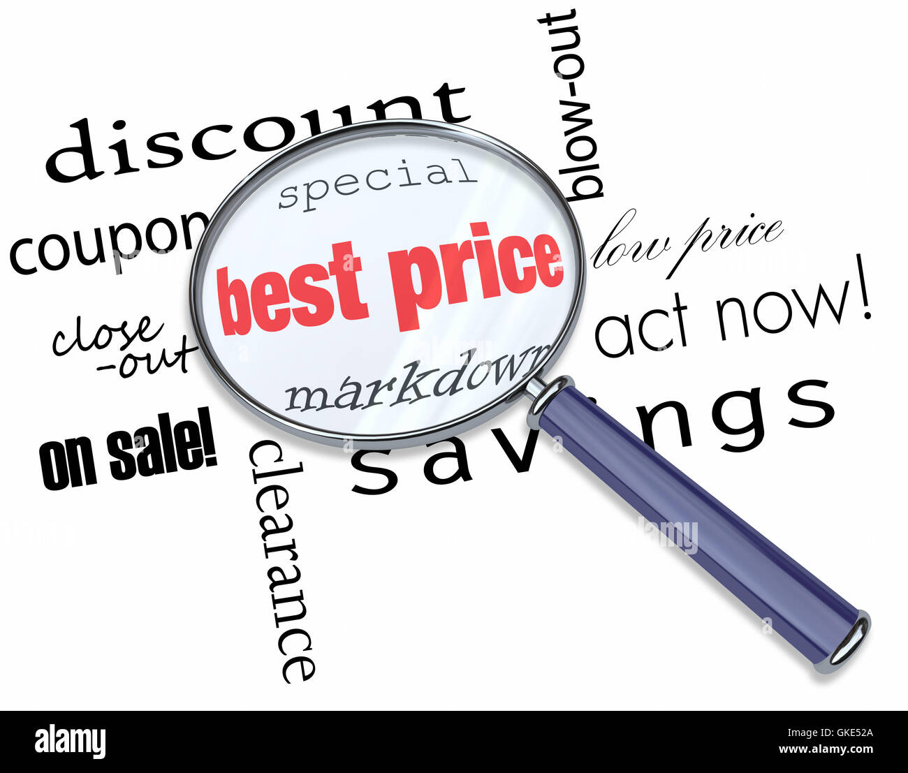 Searching for the Best Price Stock Photo - Alamy