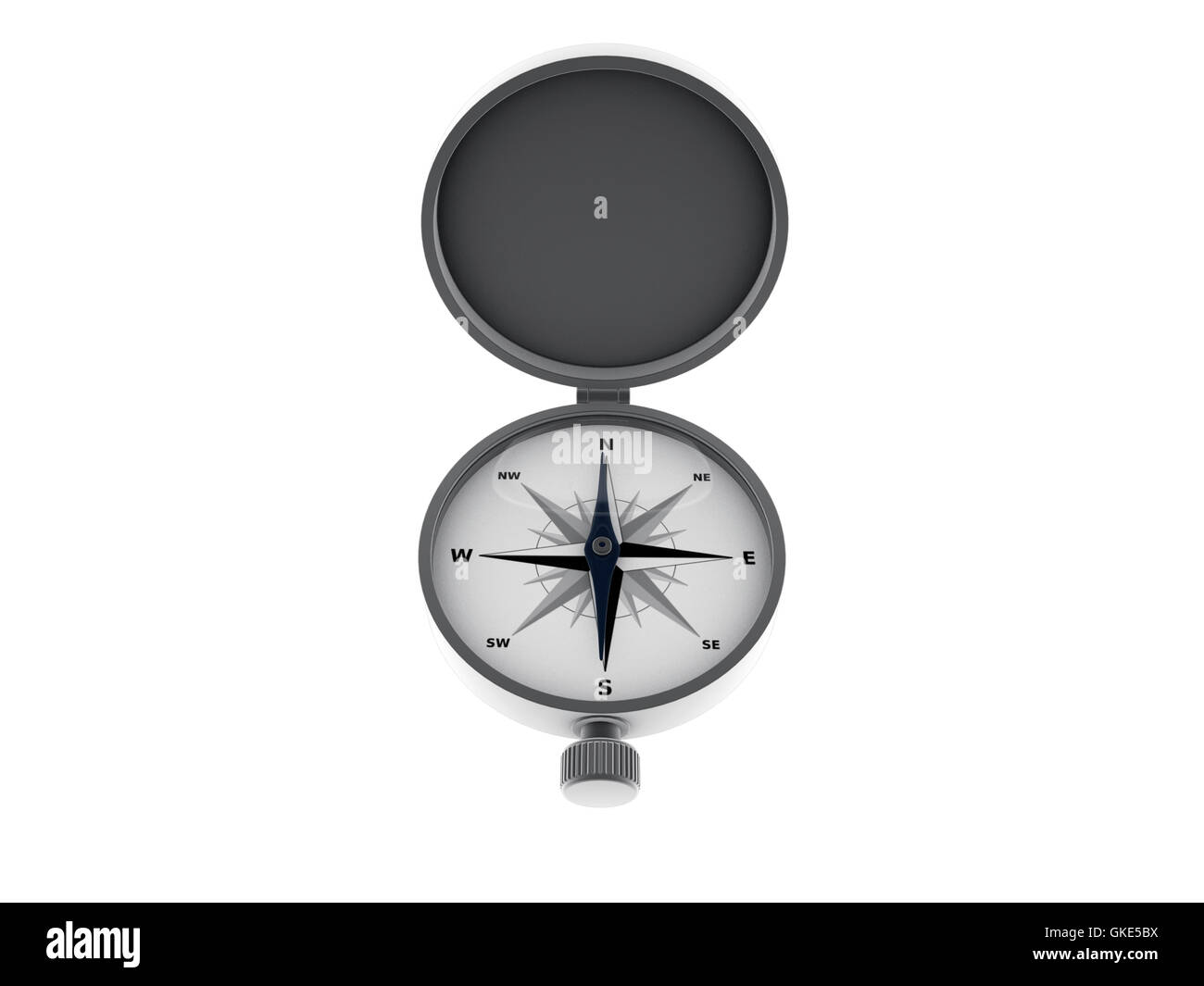 compass isolated on white background Stock Photo - Alamy