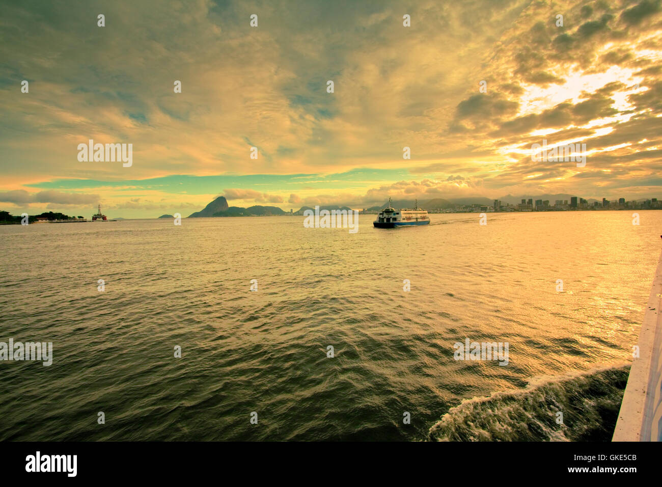 Ferry to Rio De Janeiro Brazil Stock Photo - Alamy