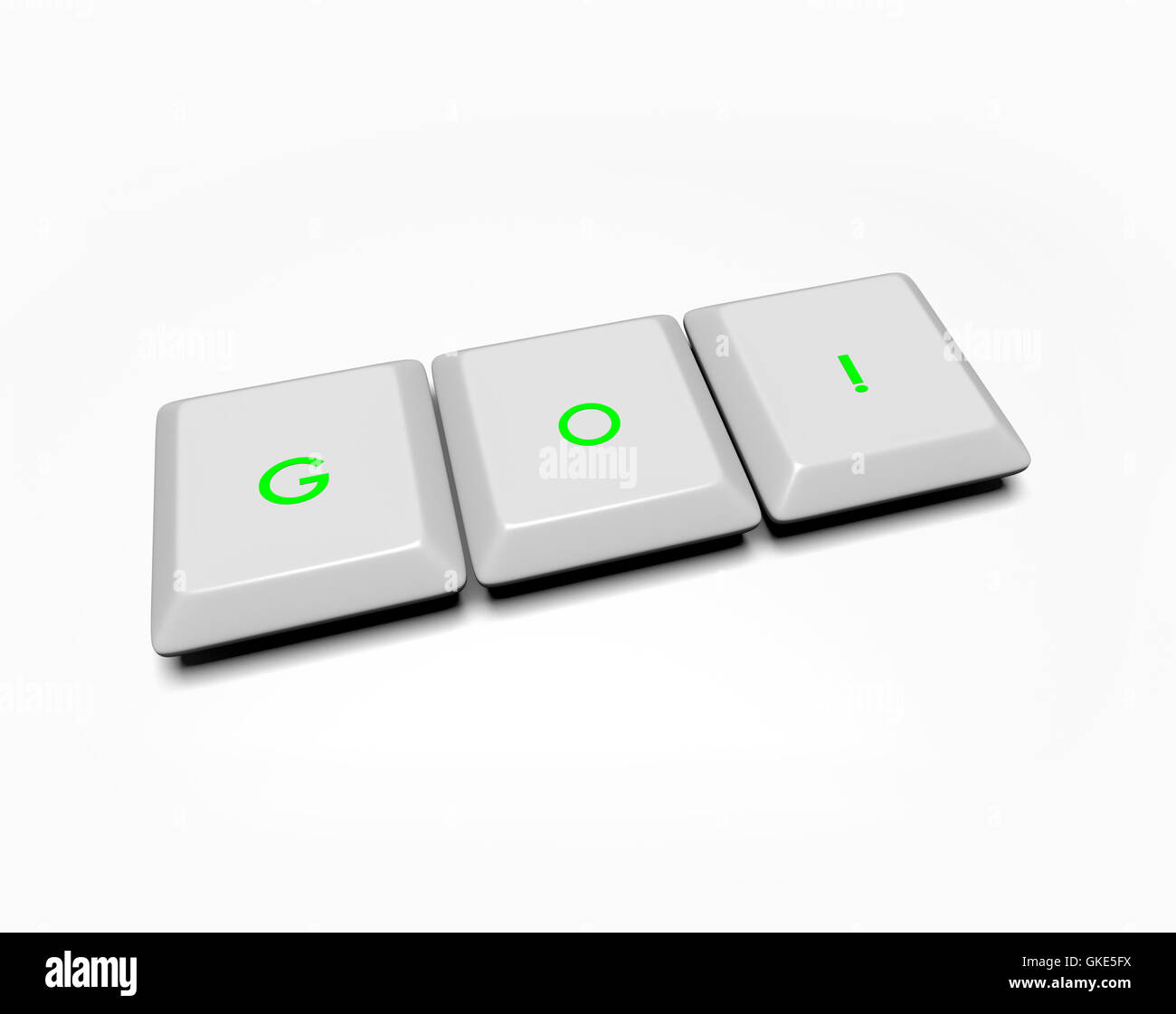 Computer keyboard commerce key Cut Out Stock Images & Pictures - Alamy