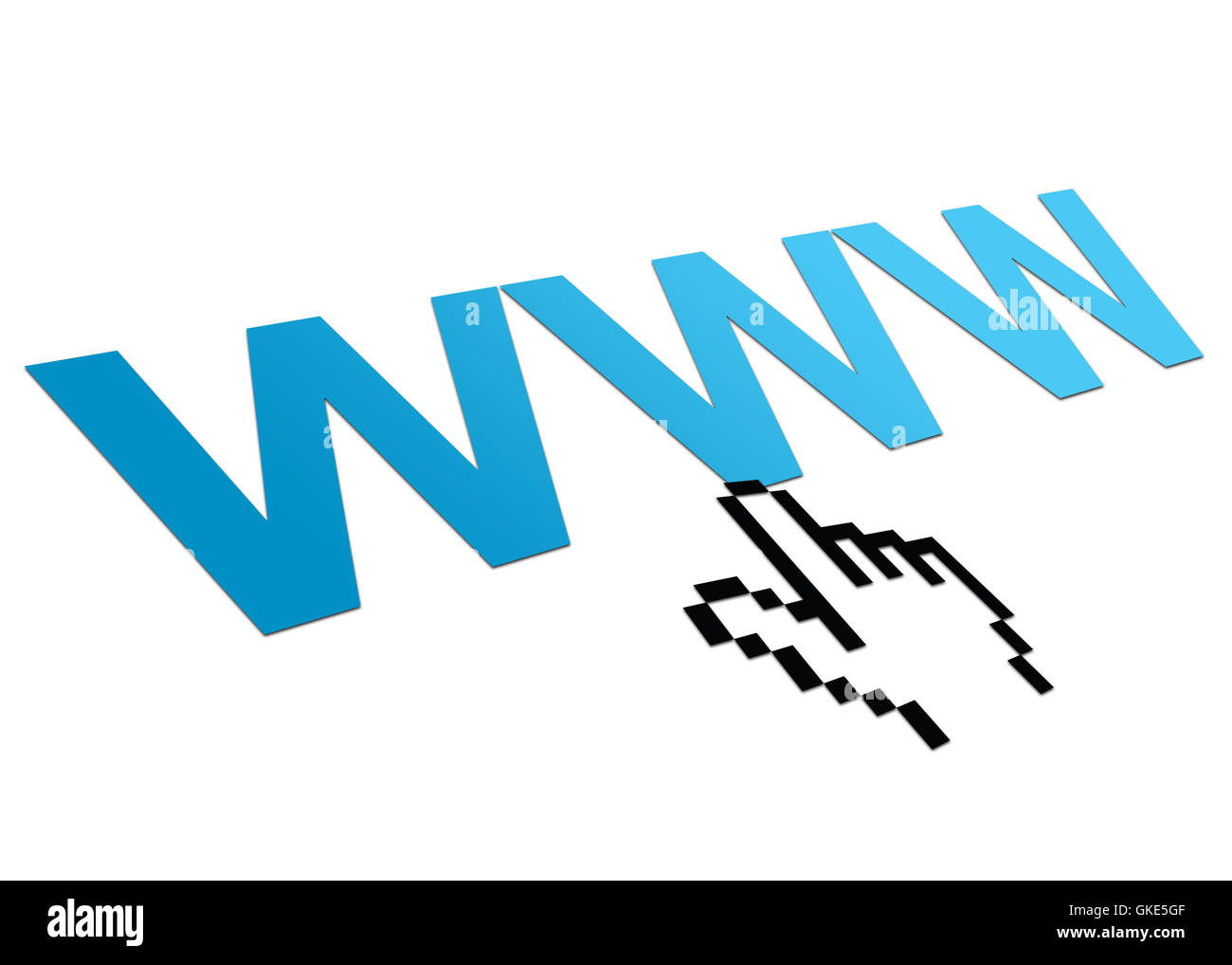 Perspective WWW Sign Stock Photo - Alamy