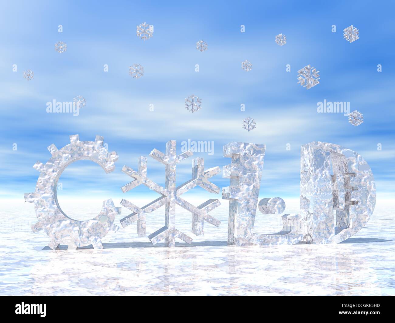 Cold weather and snow Stock Photo - Alamy