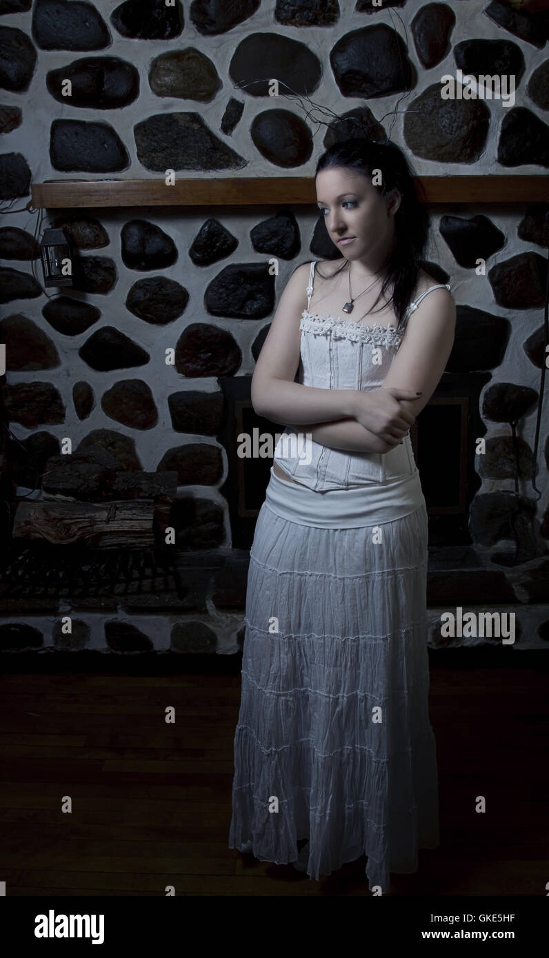 Goth woman hi-res stock photography and images - Alamy