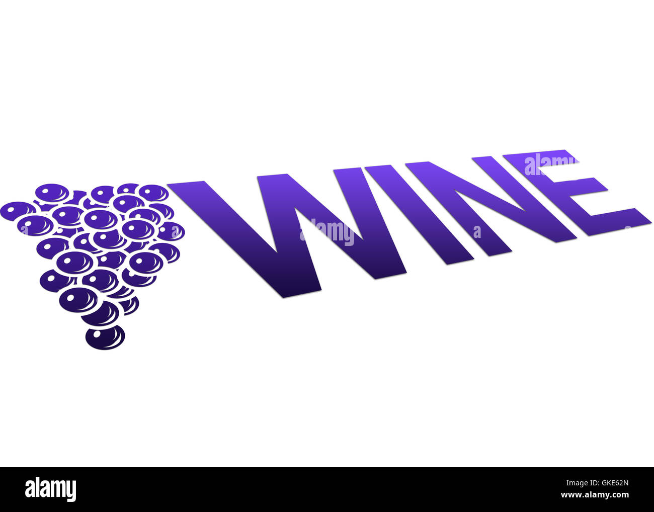 Perspective Wine Sign Stock Photo - Alamy