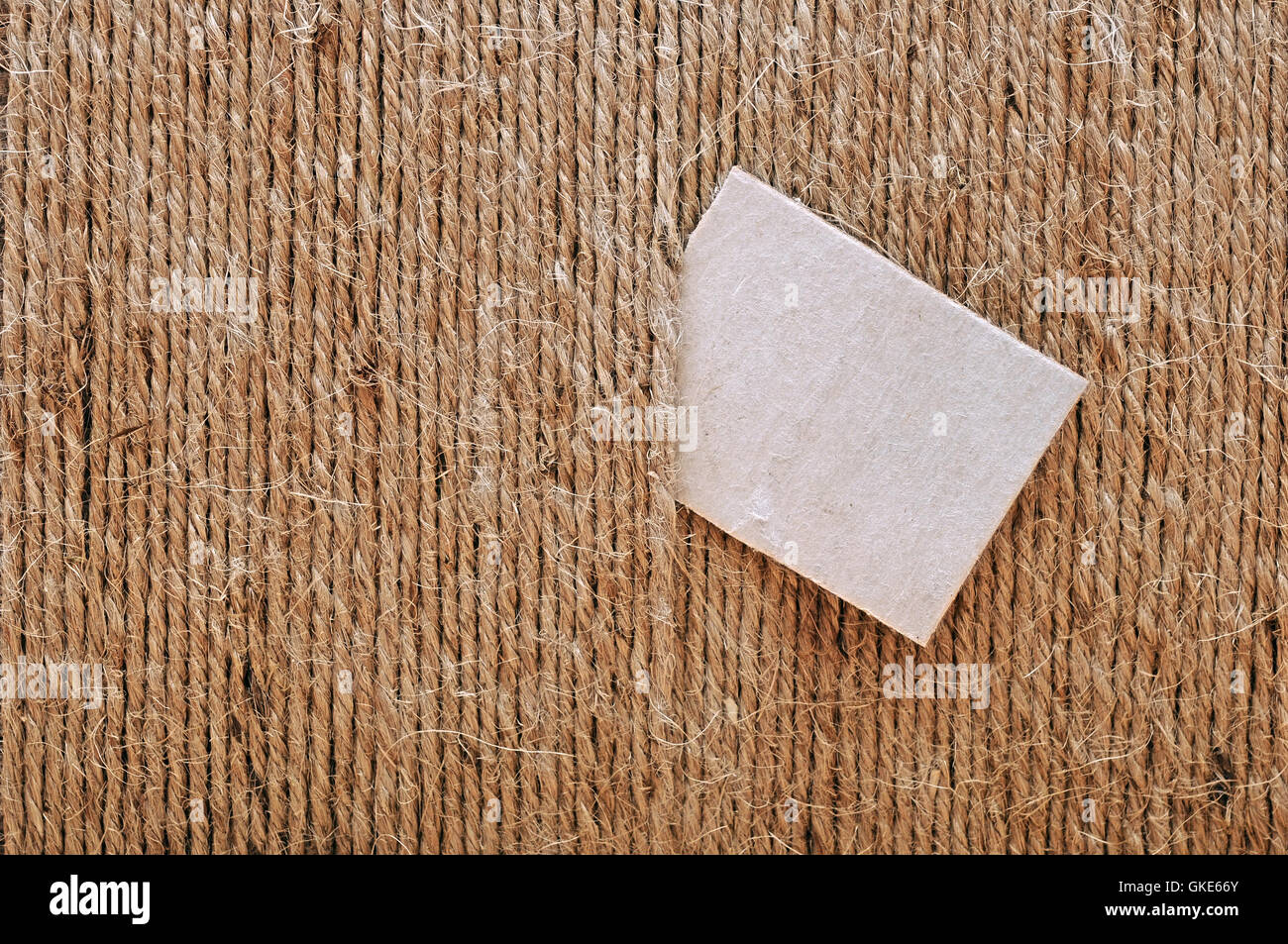 old paper sheet on rope background. space for your text Stock Photo - Alamy