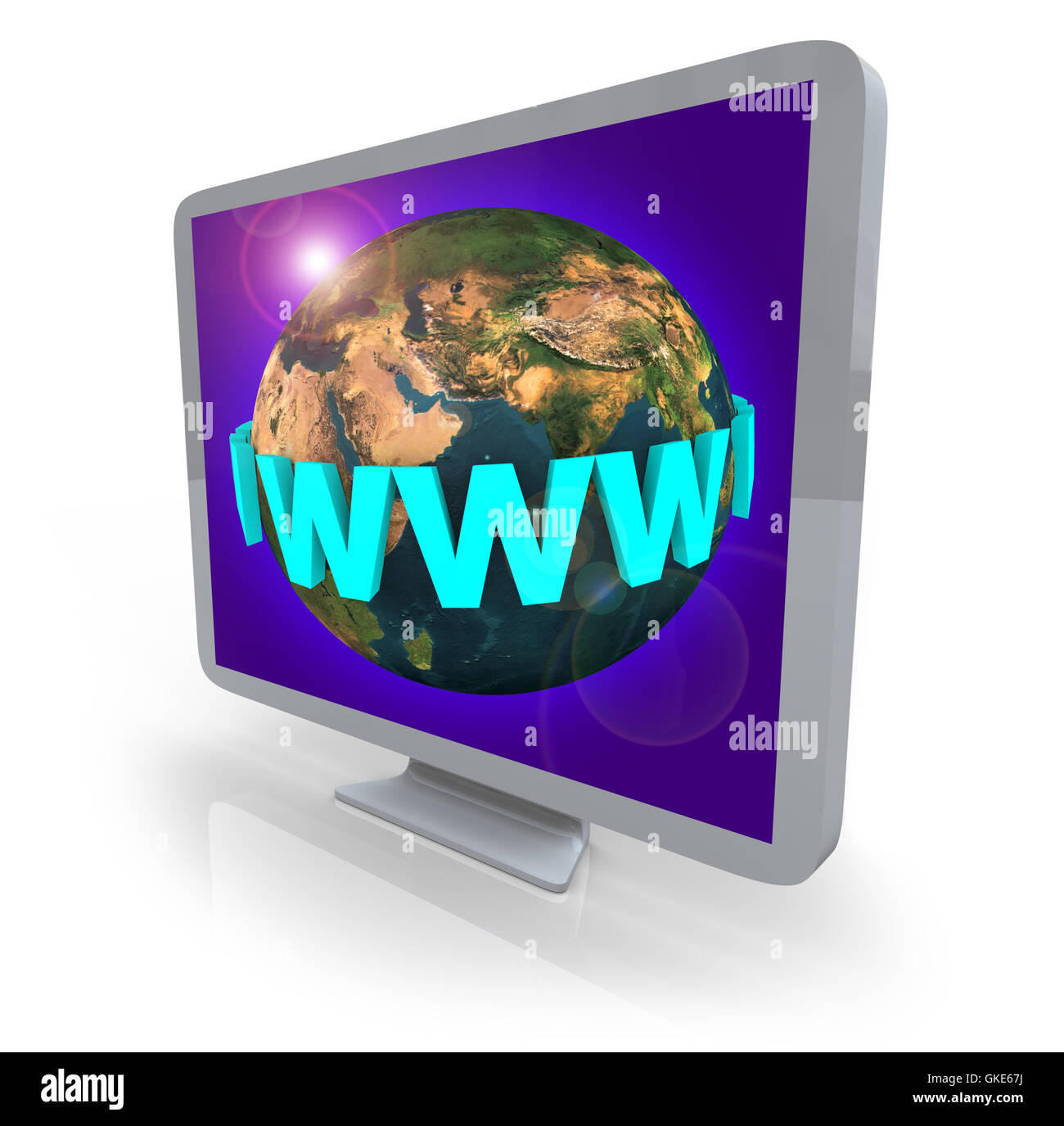 Icon display monitor Cut Out Stock Images & Pictures - Alamy