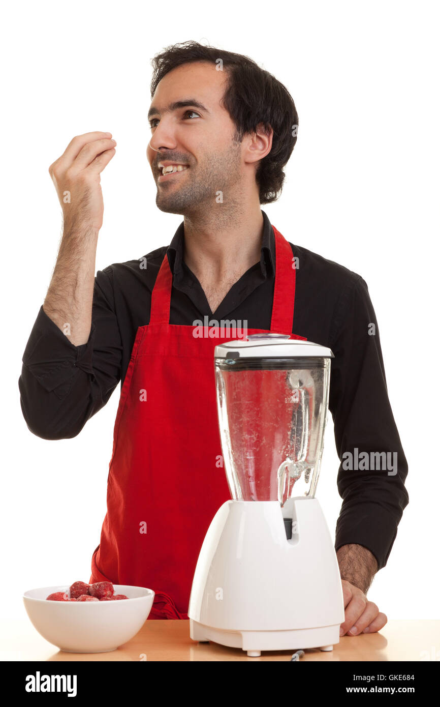 chef blender grateful Stock Photo - Alamy
