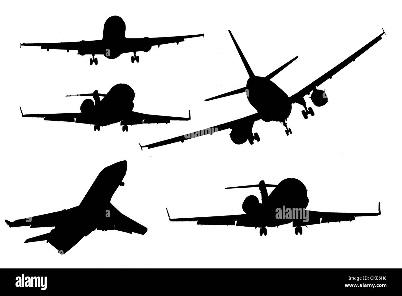 Shadow of an airplane landing hi-res stock photography and images - Alamy