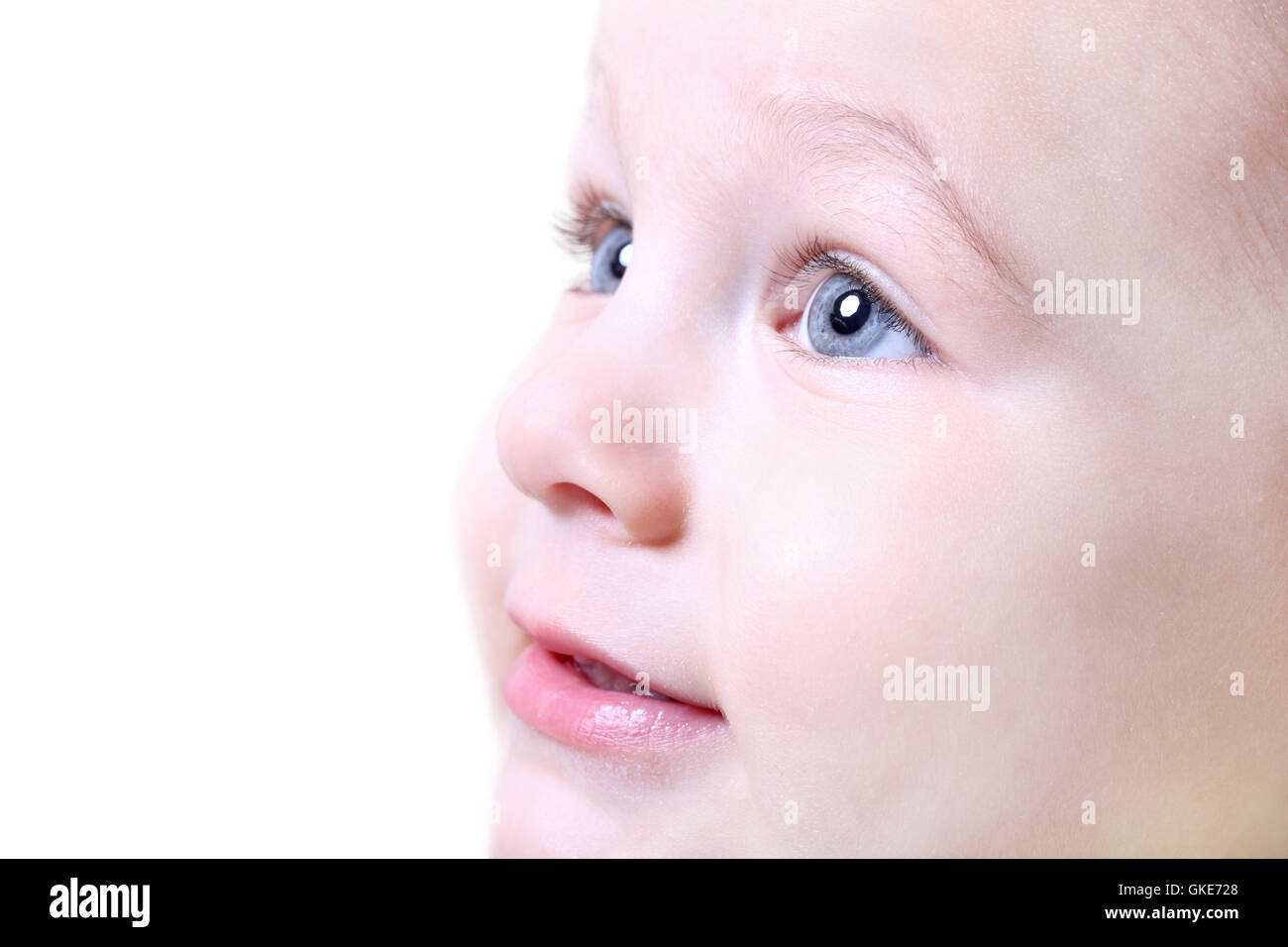 face of nice baby close up Stock Photo - Alamy
