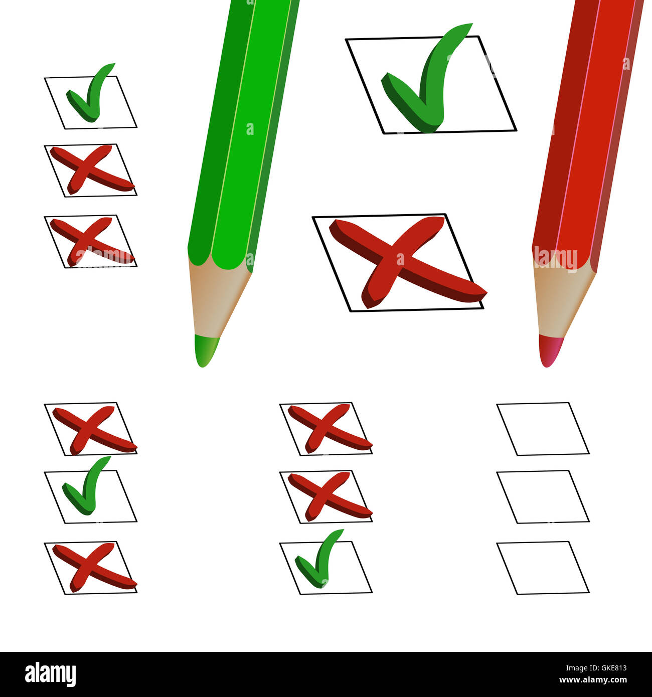 3d pencil marks Stock Photo - Alamy